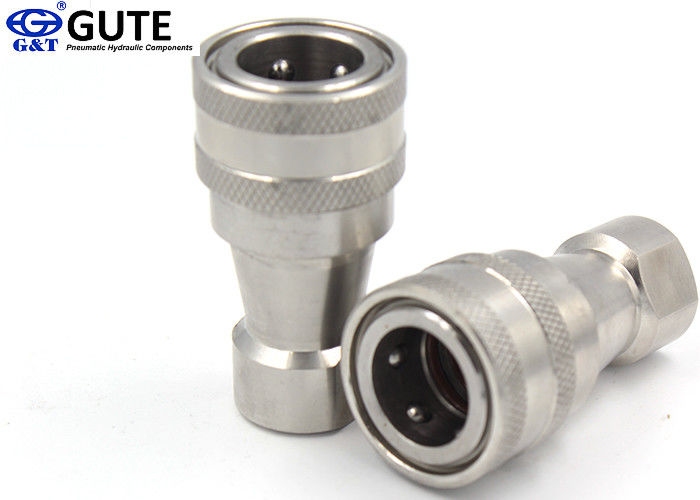 Anti - Leakage Stainless Steel Quick Couplers Critical Parts Hardened ...