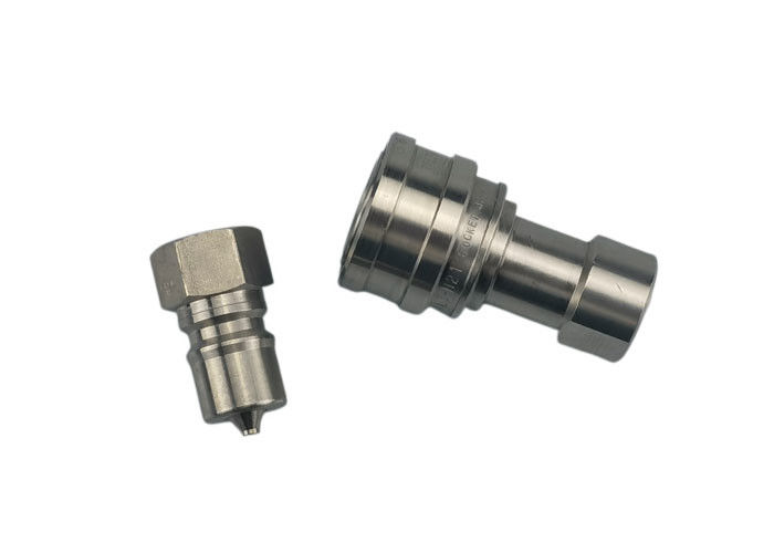 1 Inch Close Type ISO Quick Coupler , Stainless Steel Couplings Quick ...