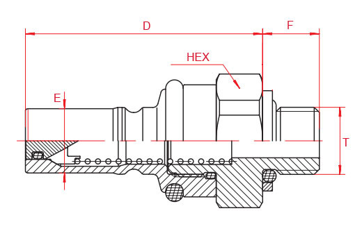 ISO 16028 Flat Face Hydraulic Fittings
