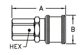 Oxygen Compressed Air Pneumatic Quick Disconnect
