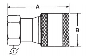 3000psi Steel Low Pressure Quick Release Couplings